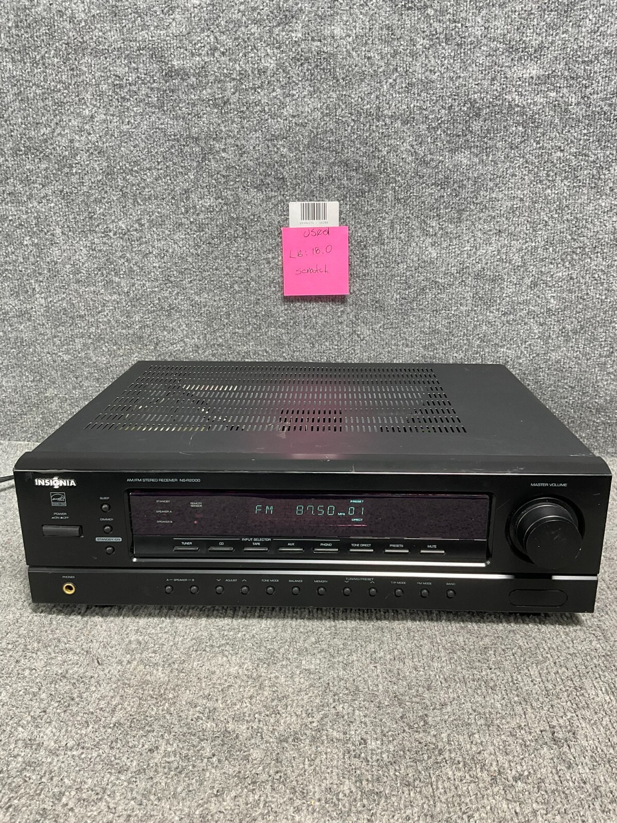 Insignia NS R2000 2 Channel 200 Watt Receiver for sale online | eBay