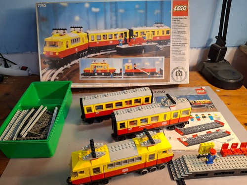 Lego Trains Eisenbahn 7740 12V Intercity Express TEE komplett mit OVP ...