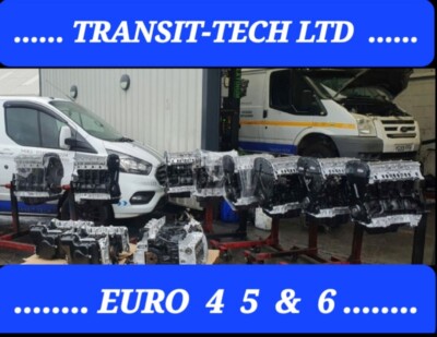FORD TRANSIT 2.0 Ltr Eco Blue FWD / RWD Transit RECONDITIONED ENGINE £ ...