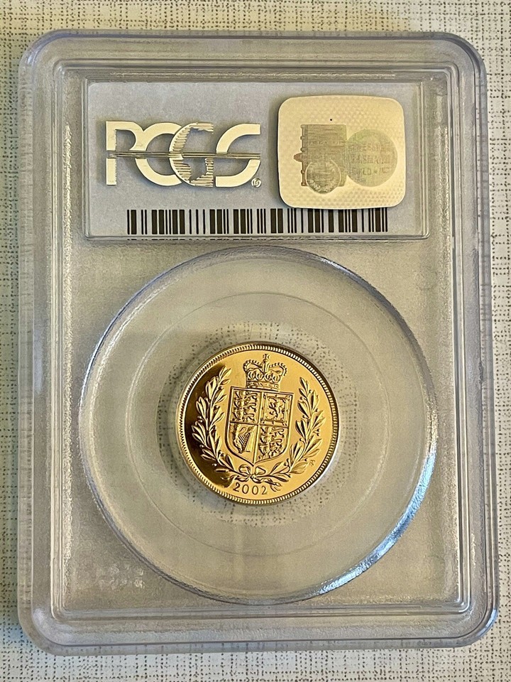 Great Britain 2002 Sovereign with Seal Reverse Gold PCGS MS65 Sku# 524 ...
