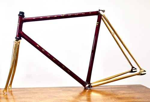 NOS SCHWINN PARAMOUNT OS TRACK 1988 50th Anniversary 55cm 24K GOLD ...