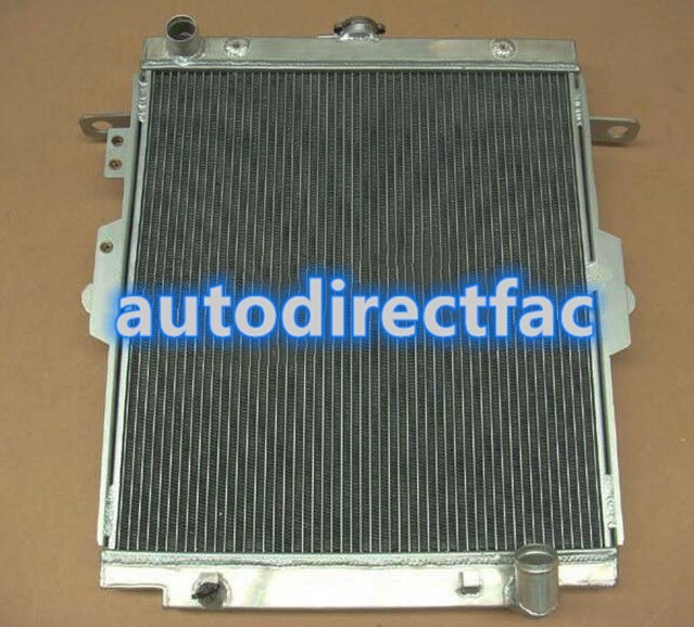 Aluminum Radiator + Hose for Toyota Landcruiser HDJ78 HDJ79 HZJ78 HZJ79 ...