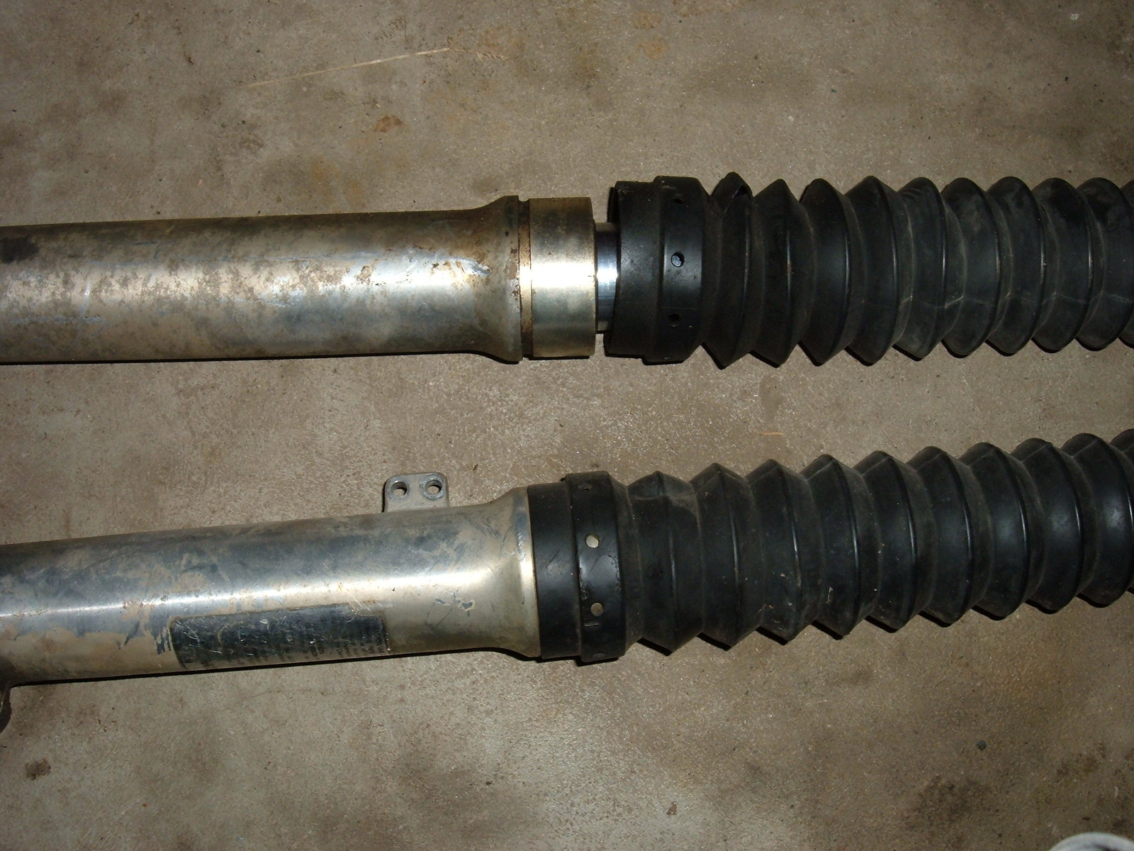 1984 83 Kawasaki KX250 KX 250 Dirt Bike Front Forks Shocks (027/4) | eBay