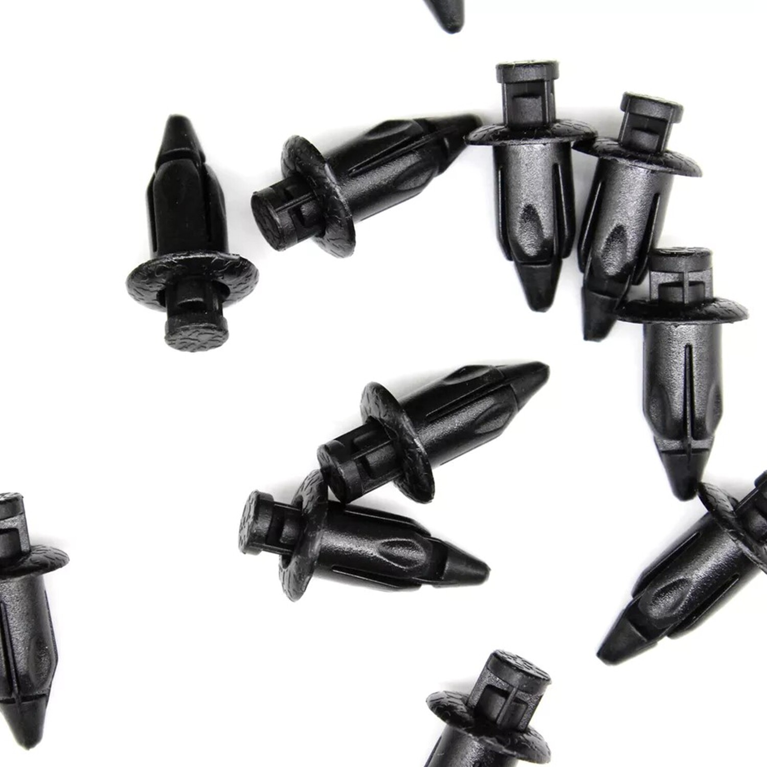 20Pcs Black Nylon Clips Liner Trim Bumper Retainers Fastener For Toyota ...
