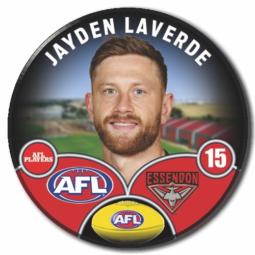 2024 AFL Essendon Football Club - LAVERDE, Jayden | eBay
