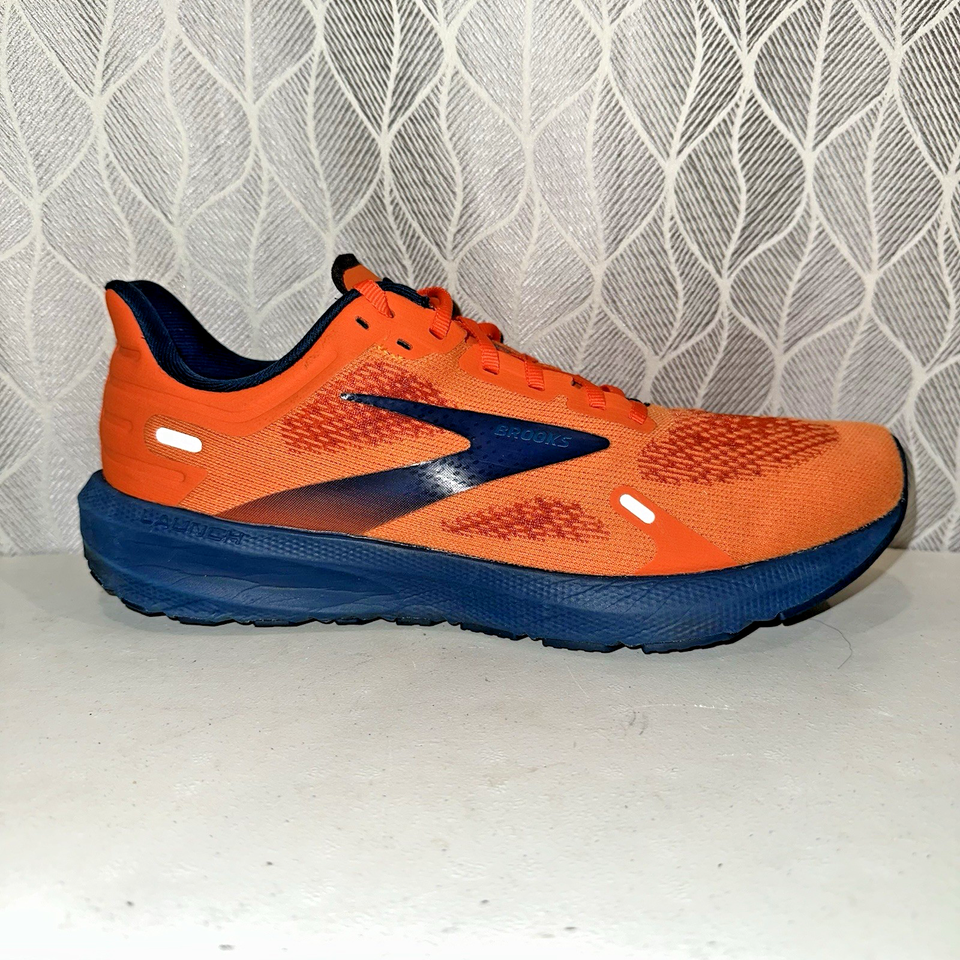 Brooks Launch 9 1103861D854 Mens Size 10.5 Orange Blue Running Shoes ...