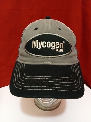 Vintage Mycogen Seeds Hat Trucker Cap Snapback OSFA USA Farming ...