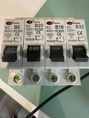 Lewden Control Gear EC 400v 6kA B6 B16 B20 B32 MCB IEC898 | eBay UK
