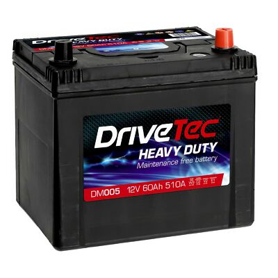 DriveTec Battery DM005 12V 60Ah 510A For Subaru Impreza 2.0 i Turbo AWD ...