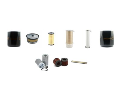 Filter Service Kit Fits MERLO ROTO 38.16 (S) w/Perkins 1104D-44T Eng ...
