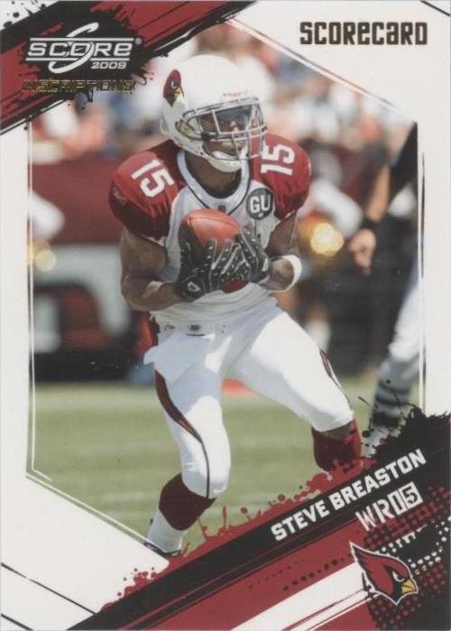 2009 Score Inscriptions - Steve Breaston #8 Scorecard /50 for sale ...