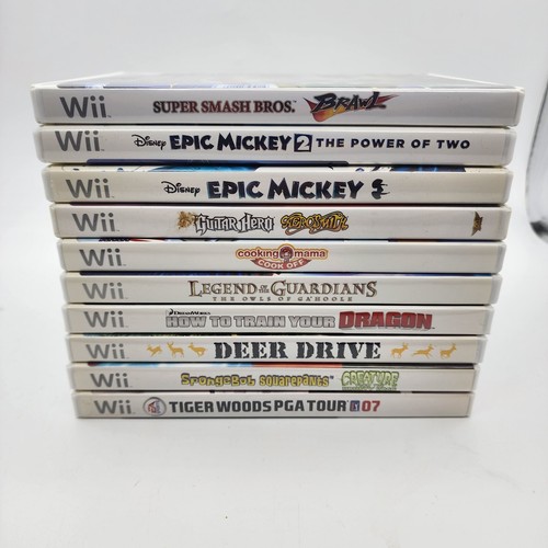 Lot Of 10 EMPTY Nintendo Wii Cases NO GAME DISCS, All With Manuals | eBay