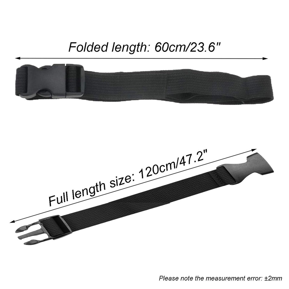 15Pcs Tie Down Straps Black Nylon Strap 1" x 47" 3.9ft Straps with ...