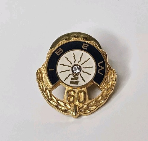 IBEW 60 Year Member Pin International Brotherhood of Electrical Workers ...