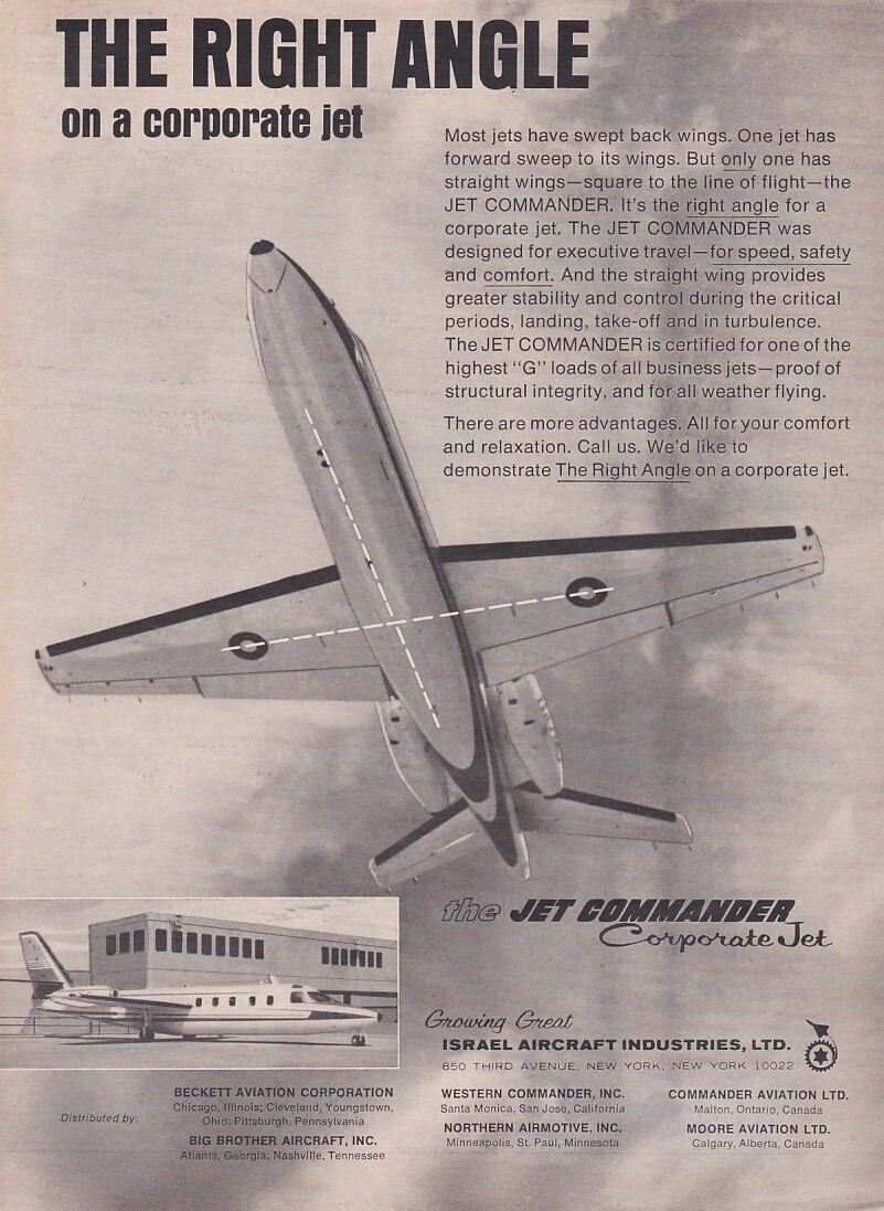 1968 Jet Commander Aircraft ad 1/18/2024f | eBay