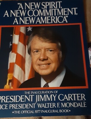 Jimmy Carter The Offical 1977 lgnagural Autographed Book Paperback JSA ...