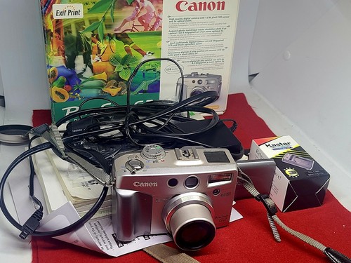 Vintage 2001 Canon PowerShot G2 PC1015 4MP CCD Digital Camera New ...
