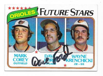 DAVE FORD 1980 TOPPS AUTOGRAPHED SIGNED # 661 BALTIMORE ORIOLES | eBay