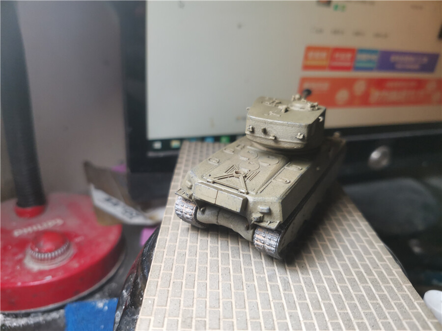 1/72 US Army M6A2E1 Tank 3D Resin Printing Desert Color Painting Model ...