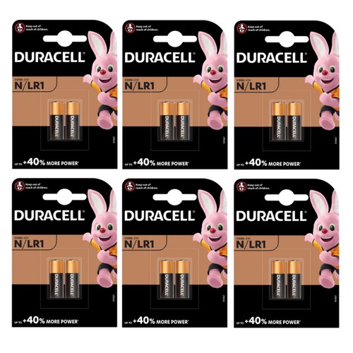 12 x Duracell MN9100 N E90 1.5V LR1 Alkaline Batteries Expiry 2026 | eBay