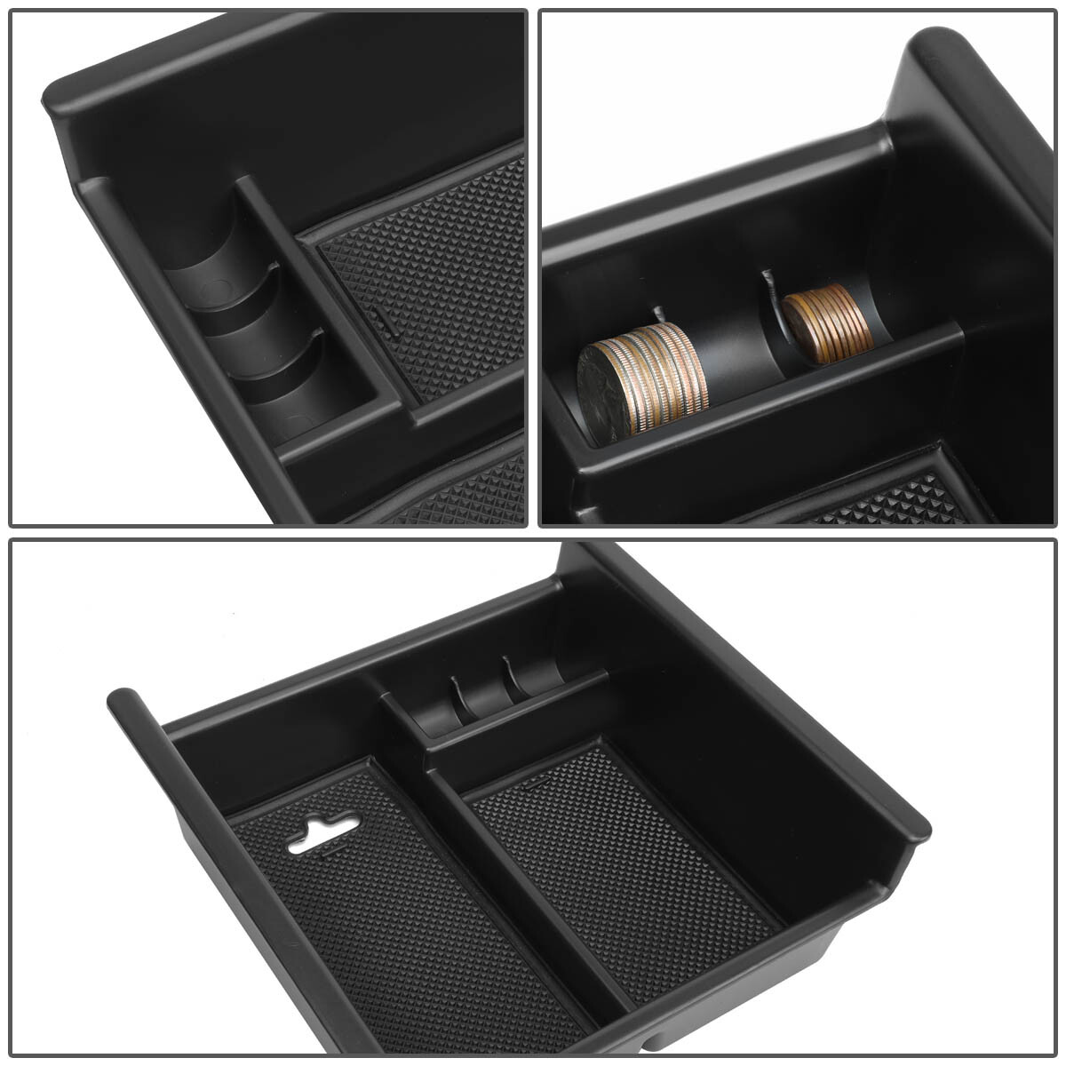 CENTER CONSOLE ORGANIZER TRAY ARMREST BOX REPLACEMENT FOR 10-18 TOYOTA ...