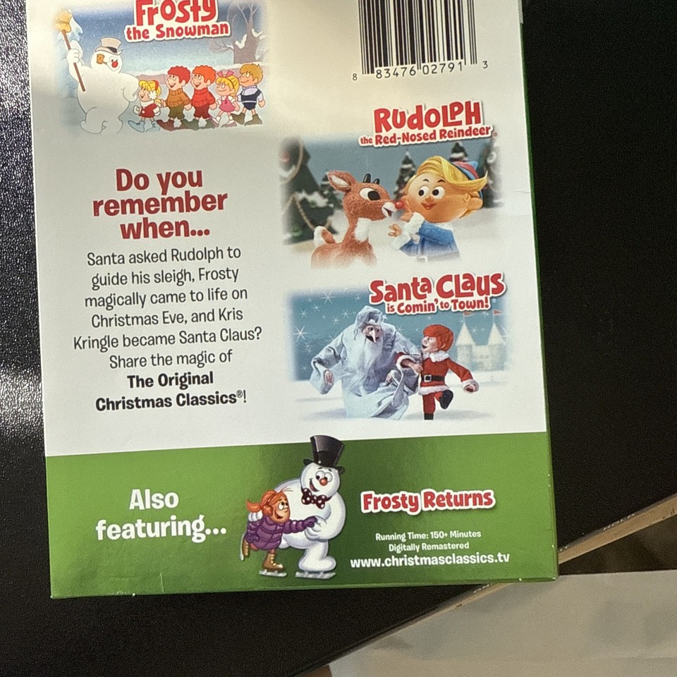 The Original Christmas Classics (Blu-ray, 2010) - Frosty/Rudolph/Santa ...