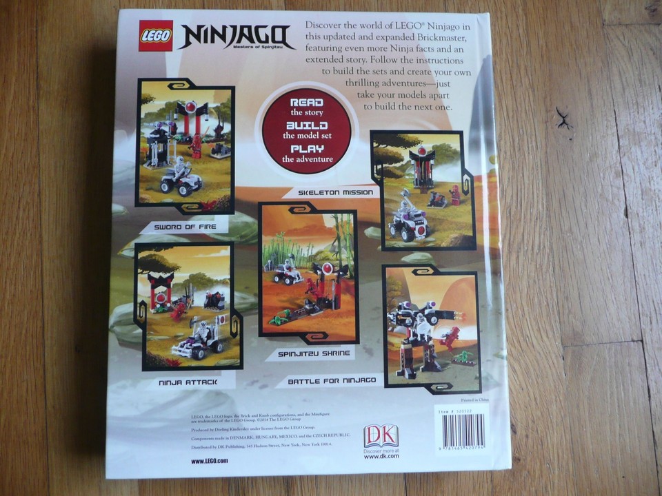 LEGO NINJAGO Masters of Spinjitzu Brickmaster Set With Book Sealed | eBay