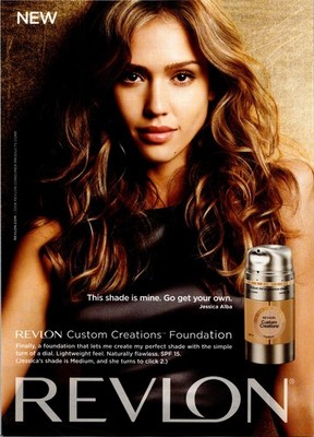 2000s • REVLON ft. Jessica Alba print ad • 2008 Y2K FASHION • ADS.40 | eBay