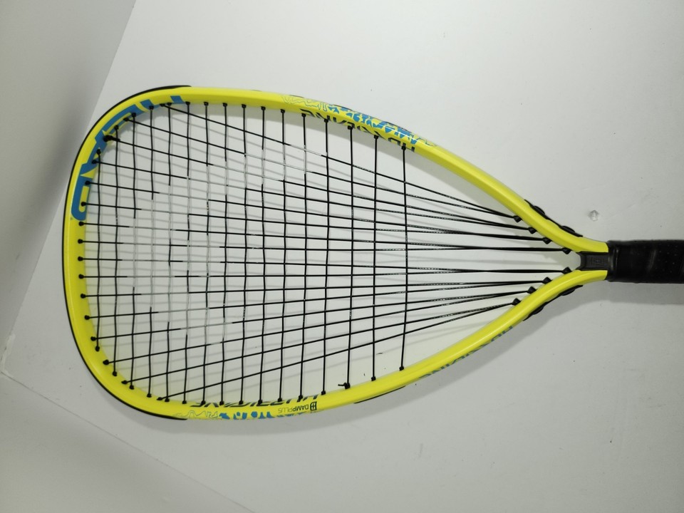 Head MX Hurricane Yellow Blue & Black Metallix Racquetball Racket 35/8 ...