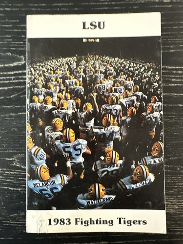 LSU 1983 Fighting Tigers, The Stovall Era~Year IV, Media Guide, 184 ...