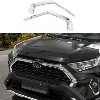 For Toyota RAV4 2019-2023 Chrome Front Center Mesh Grille Grill Strip ...