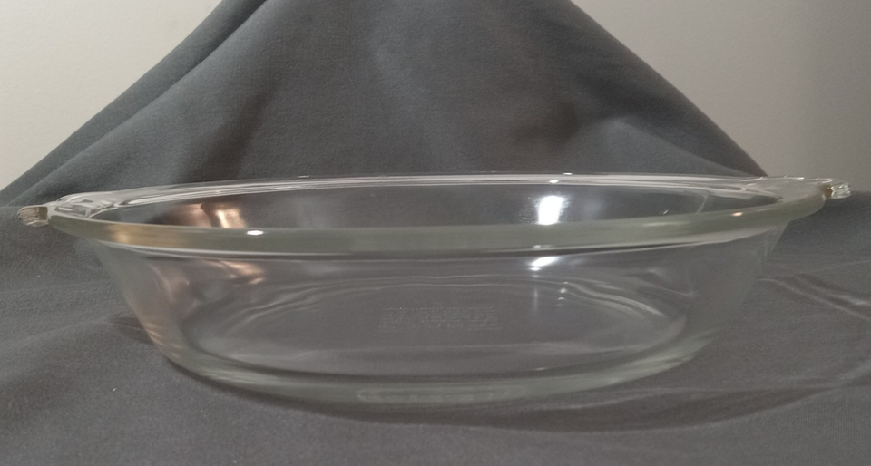 Vintage CORNING PYREX #207 Pie Plate With Scalloped Handles Limited ...