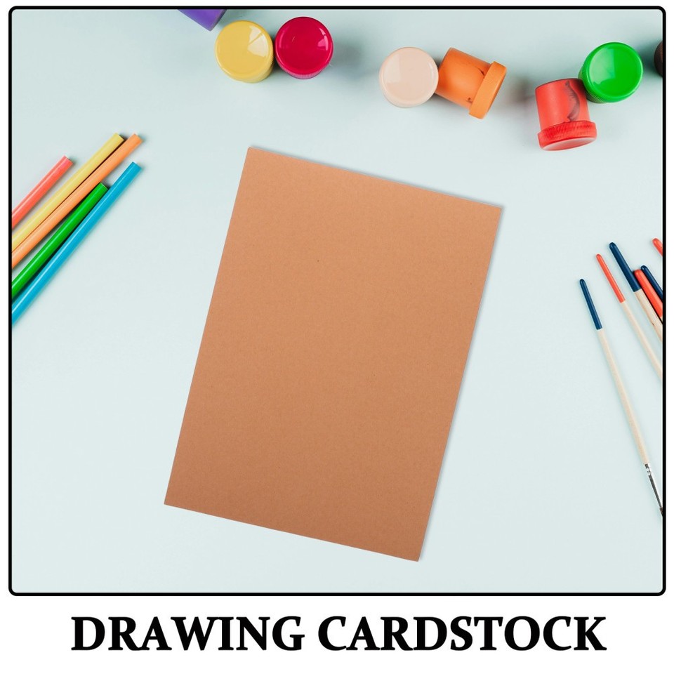 50pcs Cardstock Paper For Arts Crafts: A4 Crafting Paper For Drawing ...