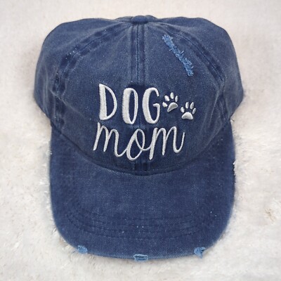 Womens Sonoma GFL Inspirational Embroidered Dog Mom Adjustable Baseball Cap Blue | eBay