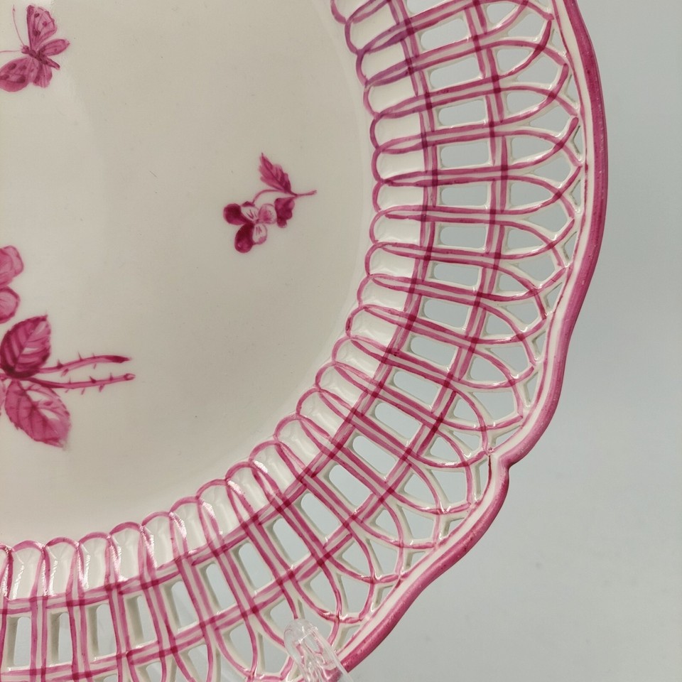 Antique KPM Berlin Porcelain Reticulated German Hand Painted Cabinet ...