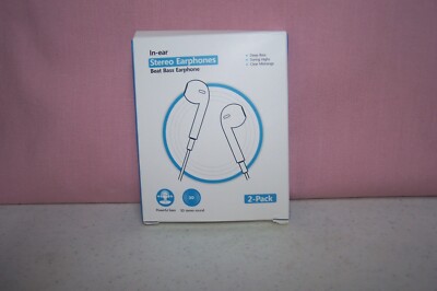 In-Ear Stereo Earphones Beat Base Earphone 2 in Pack Deep Base Soaring ...