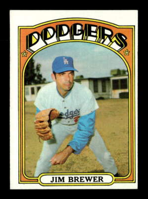 1972 Topps #151 Jim Brewer Los Angeles Dodgers VG-EX Baseball Card ...