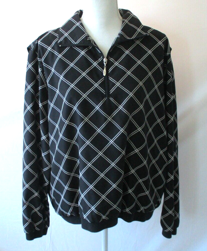 Liz Golf Women's Long Sleeve Black 1/4 Zip Golf Jacket Size L. | eBay