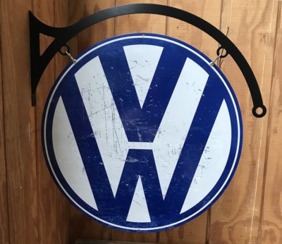 NEW Volkswagen VW Large Round with hanger tin metal sign | eBay Australia