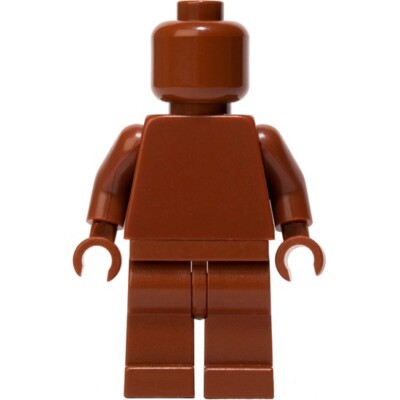 LEGO Reddish Brown MONOFIG (Monochrome Minifigure) | eBay