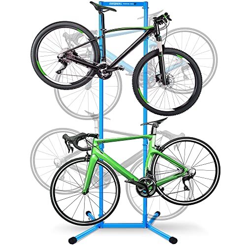 4 Bike Storage Rack Garage(Max 240lbs), Freestanding Gravity Bicycle ...