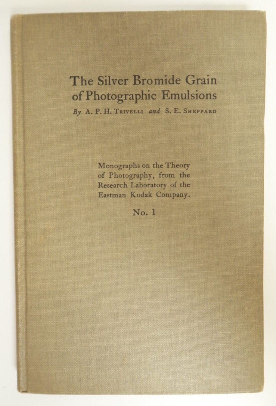 The Silver Bromide Grain of Photographic Emulsions Trivelli Sheppard ...