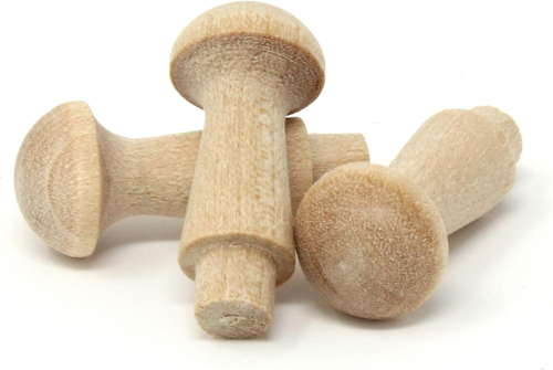 1-Inch Miniature Mini Unfinished Small Wood Shaker Pegs Paint or Stain ...