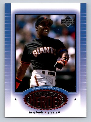 BARRY BONDS 2001 UPPER DECK HOME RUN DERBY HEROES #HD7 SAN FRANCISCO ...