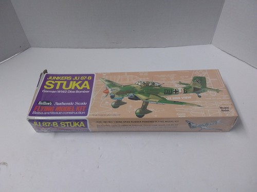 Guillows Junkers JU87-B Stuka German WWII Dive Bomber Model Kit #508 ...