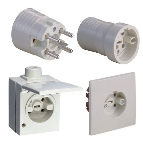 PERILEX Stecker Kupplung Winkelstecker UP-Steckdose AP-Steckdose 16A ...