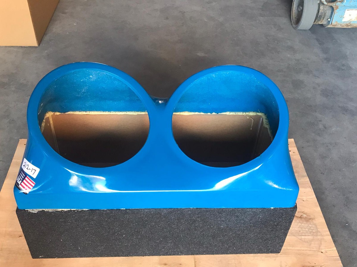 Custom Fiberglass Speaker Boxes Hertz MPX165.3 Speakers Installed In