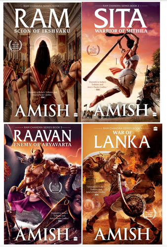 The Ram Chandra Series Ram Sita Raavan & Lanka Boxset of 4 Books ...