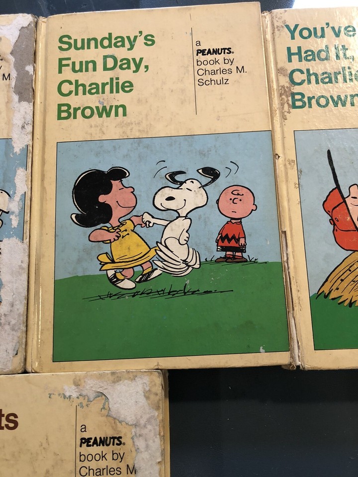 The World of Charlie Brown Mattel Book Set 8 Hardcover Flip Books ...