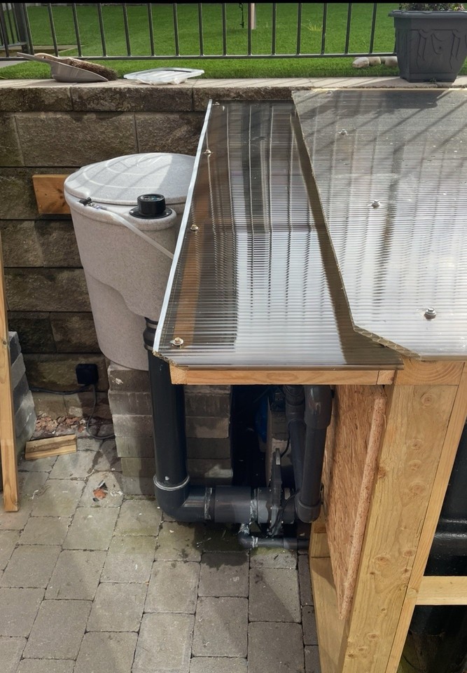 EZ500i Split Fibreglass Pond With Infinity Window | eBay UK